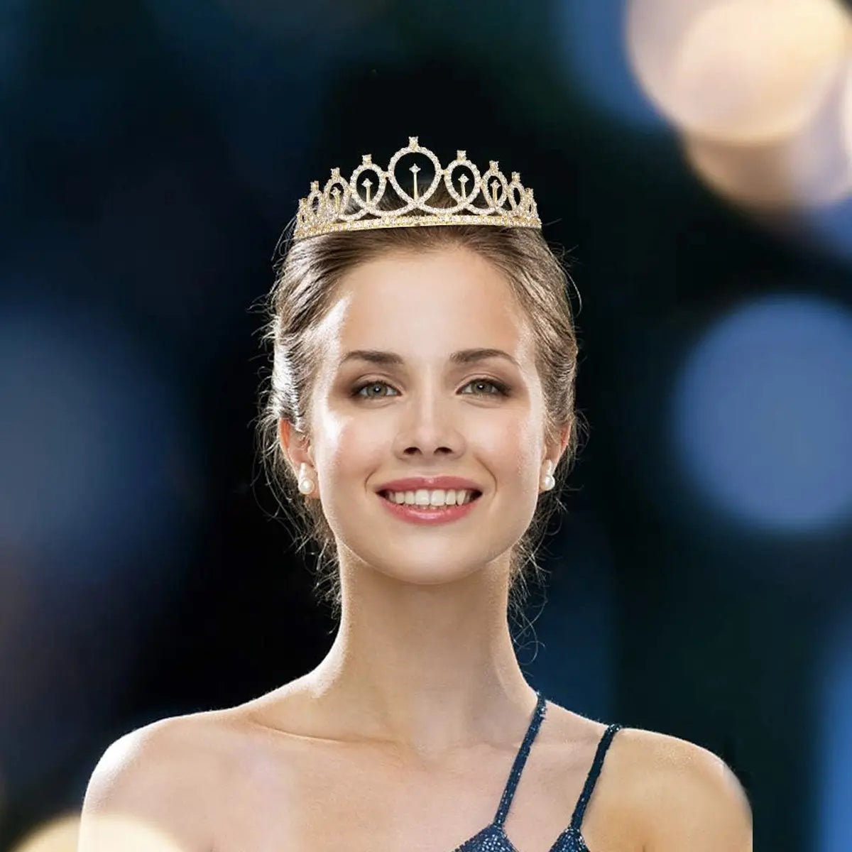 Golden Tiara Headband Queen Of Hearts Crown, Queen Of Hearts Costume ...